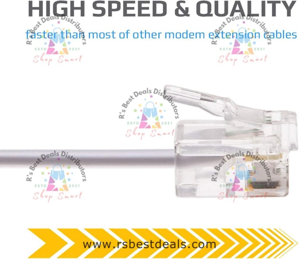 High Speed Telephone Line Extension Cable - R's Best Deals